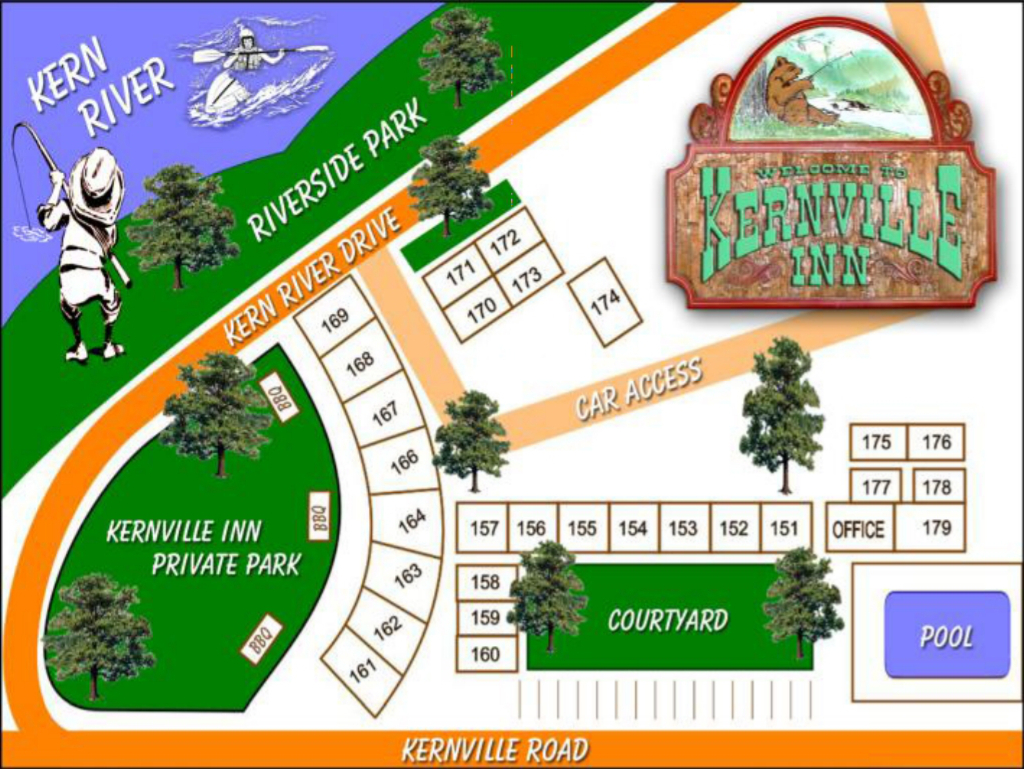 Hotel Map – KERNVILLE-INN